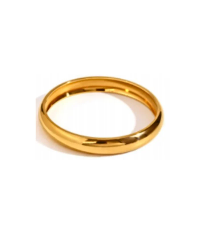 Ava 2mm Gold Ring - The Vine Jewellery